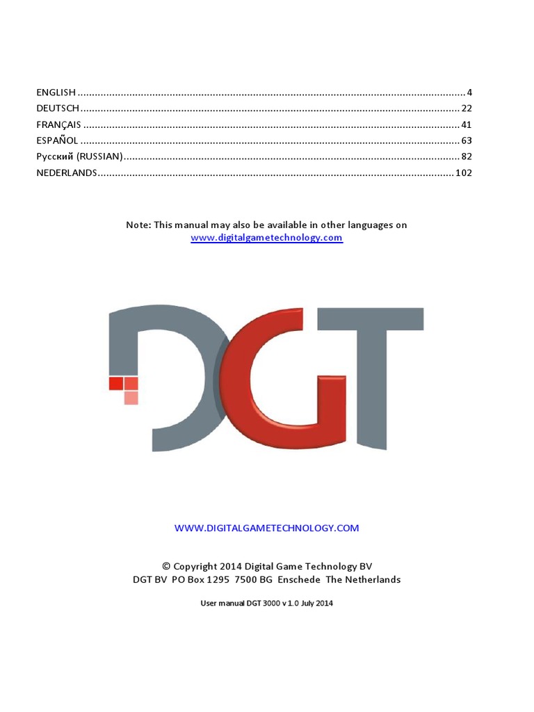 DGT 3000 Manual | PDF | Battery (Electricity) | Clock