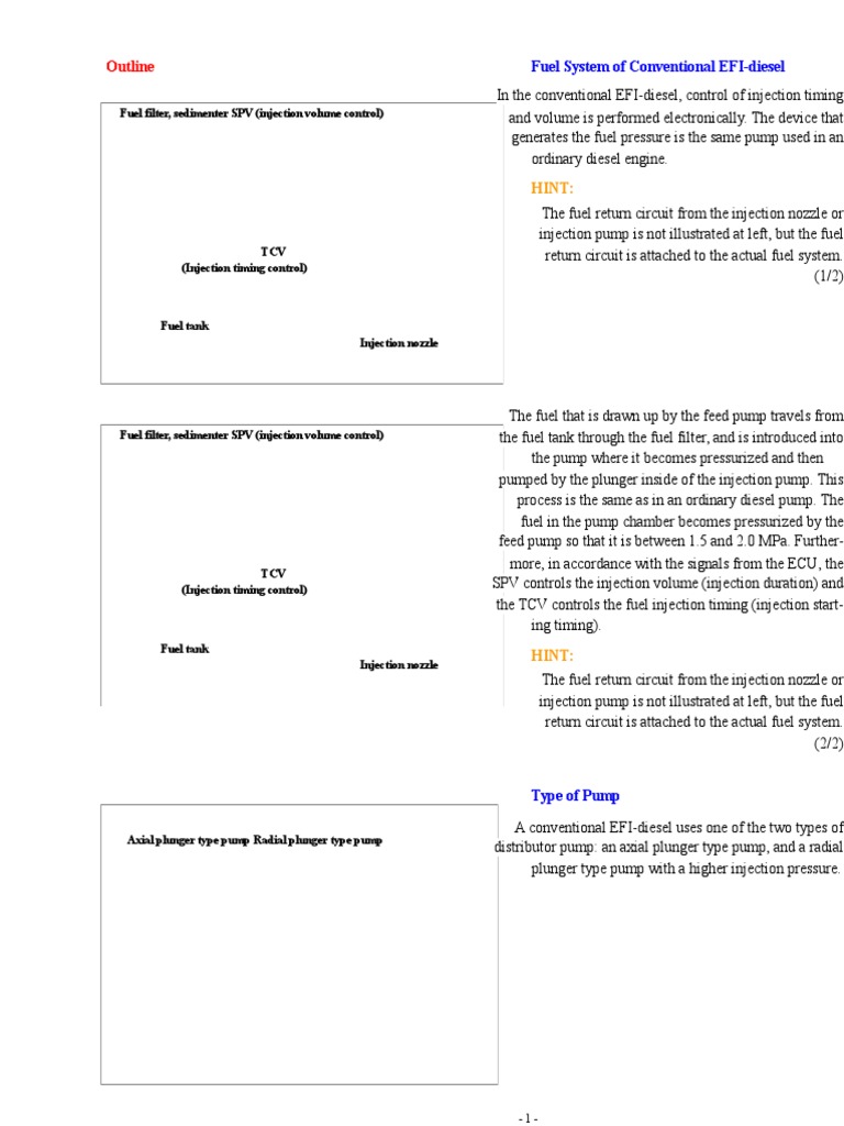 2 Conventional Efi Diesel | PDF | Pump | Diesel Engine