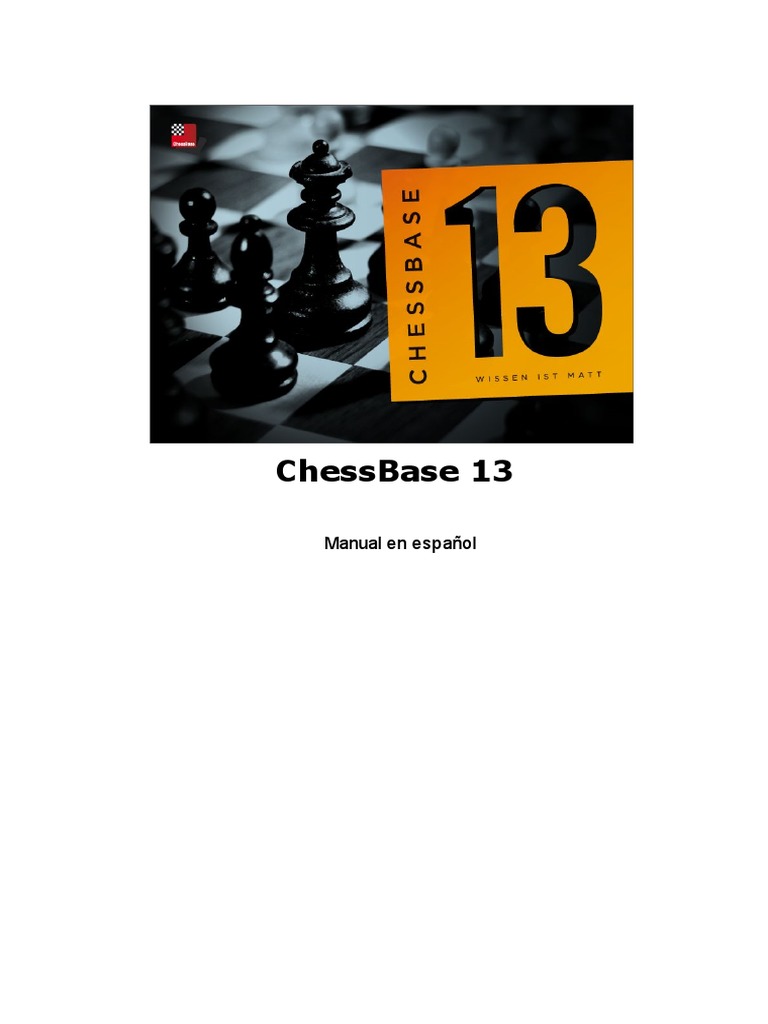 ChessBase13Manual Es | PDF | Ajedrez | Informática