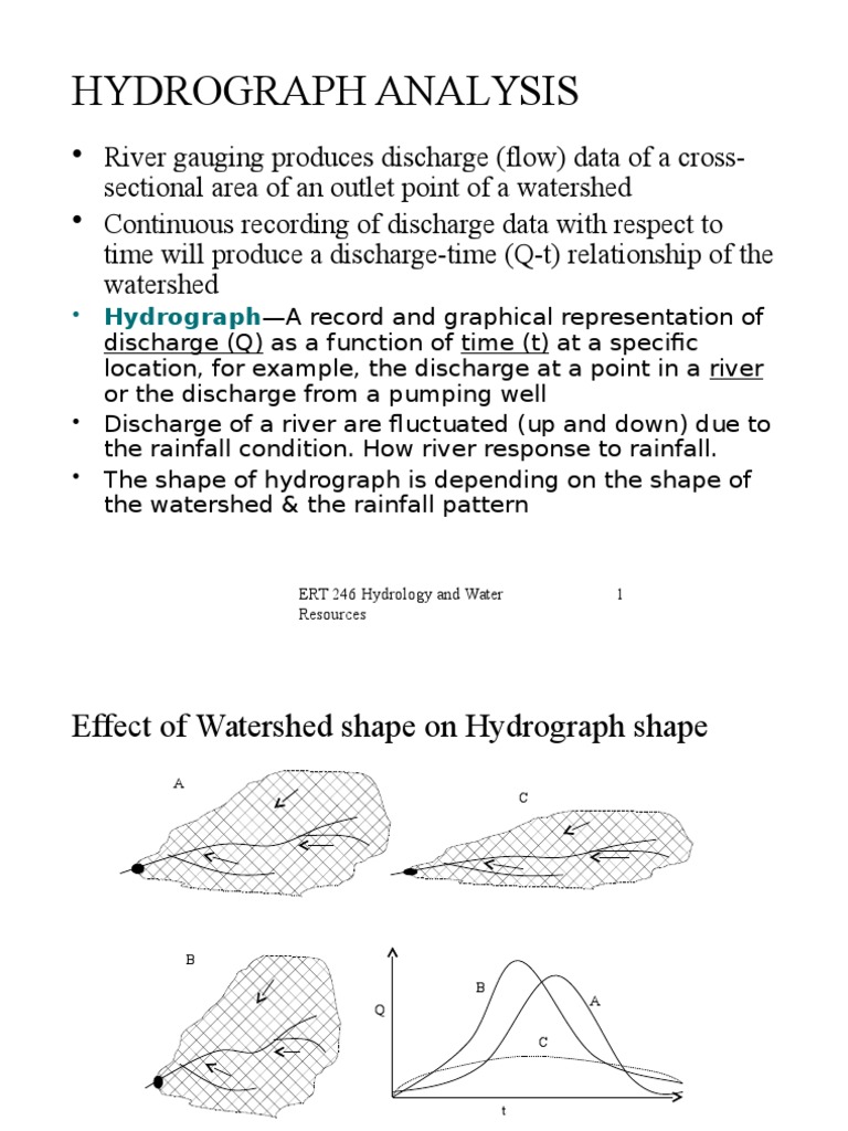 8 Hydrograph Analysis | PDF | Hydraulics | Chemical Engineering