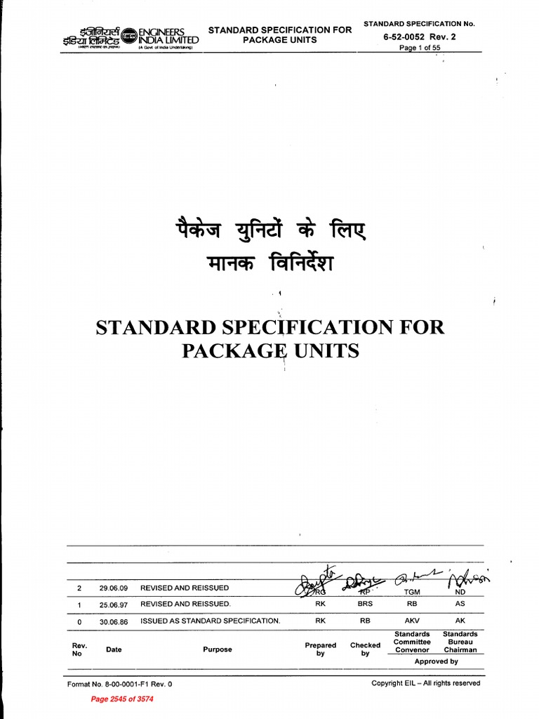 06.standard Specification PDF | PDF | Specification (Technical Standard ...