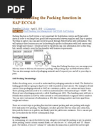 SAP SD Function Specification Sample | PDF | Specification (Technical Standard) | Page Layout