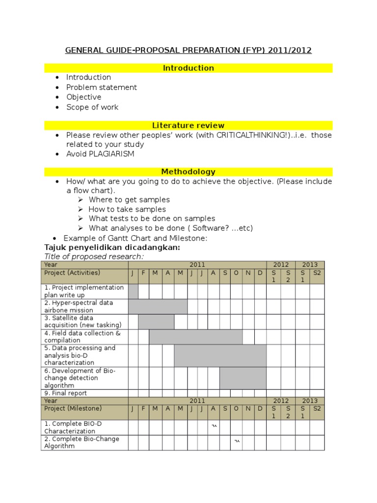 FYP Proposal Guide | PDF | Weathering | Soil