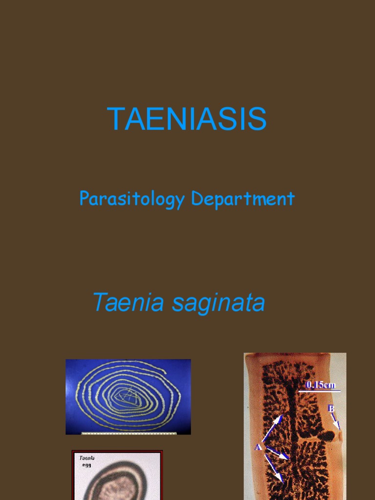 Taeniasis: Parasitology Department | PDF