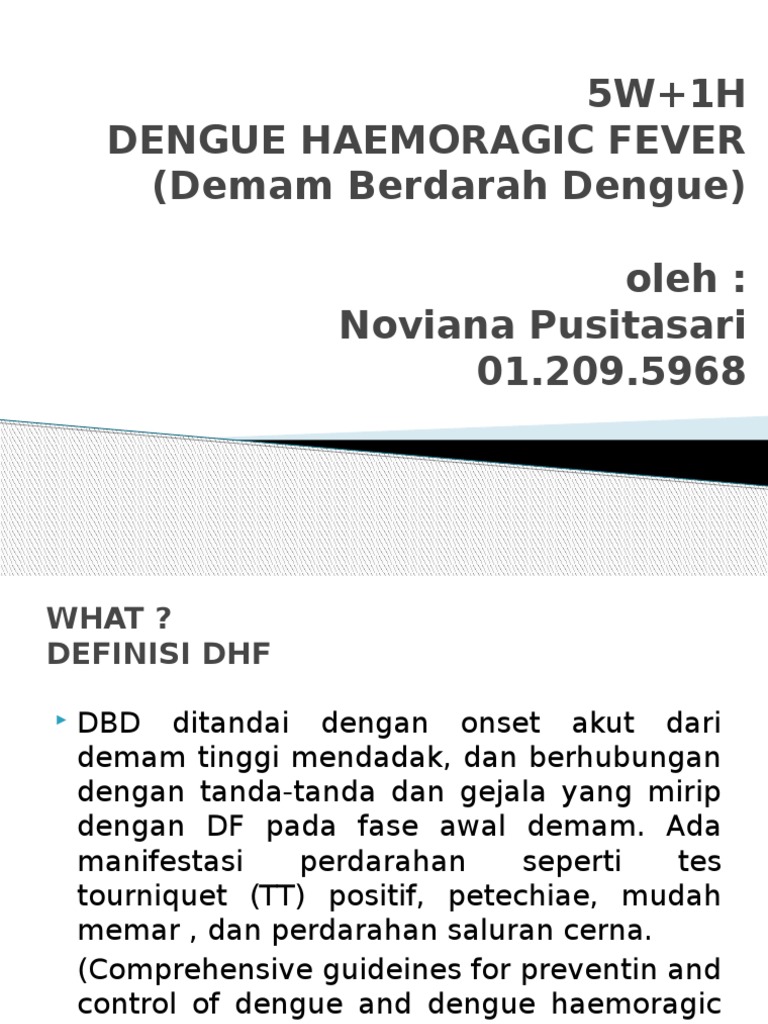 Gejala Petechiae pada DBD | PDF | Sains & Matematika