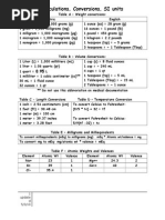 Naplex - Math Formulas 2 | PDF