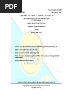CXC CSEC Timetable May-June 2025 | PDF