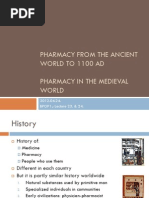 Timeline, History of Pharmacy | PDF | Pharmacy | Medicine