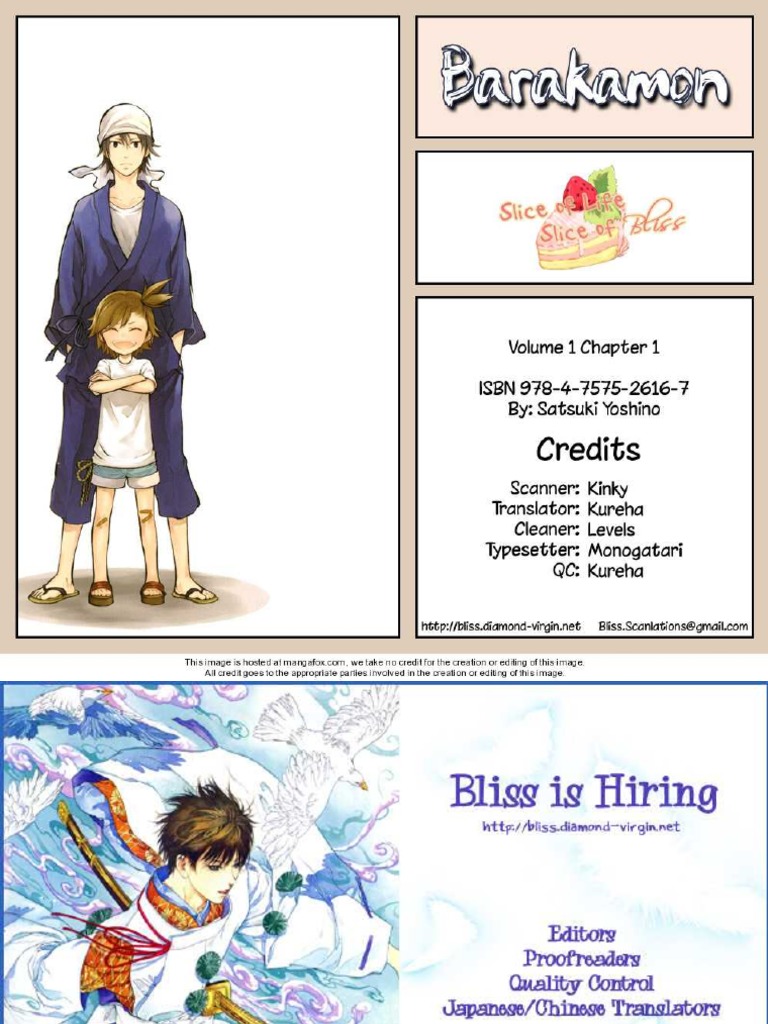 Volume 01 - Barakamon 1 Baraka Kodon Perky Kid | PDF