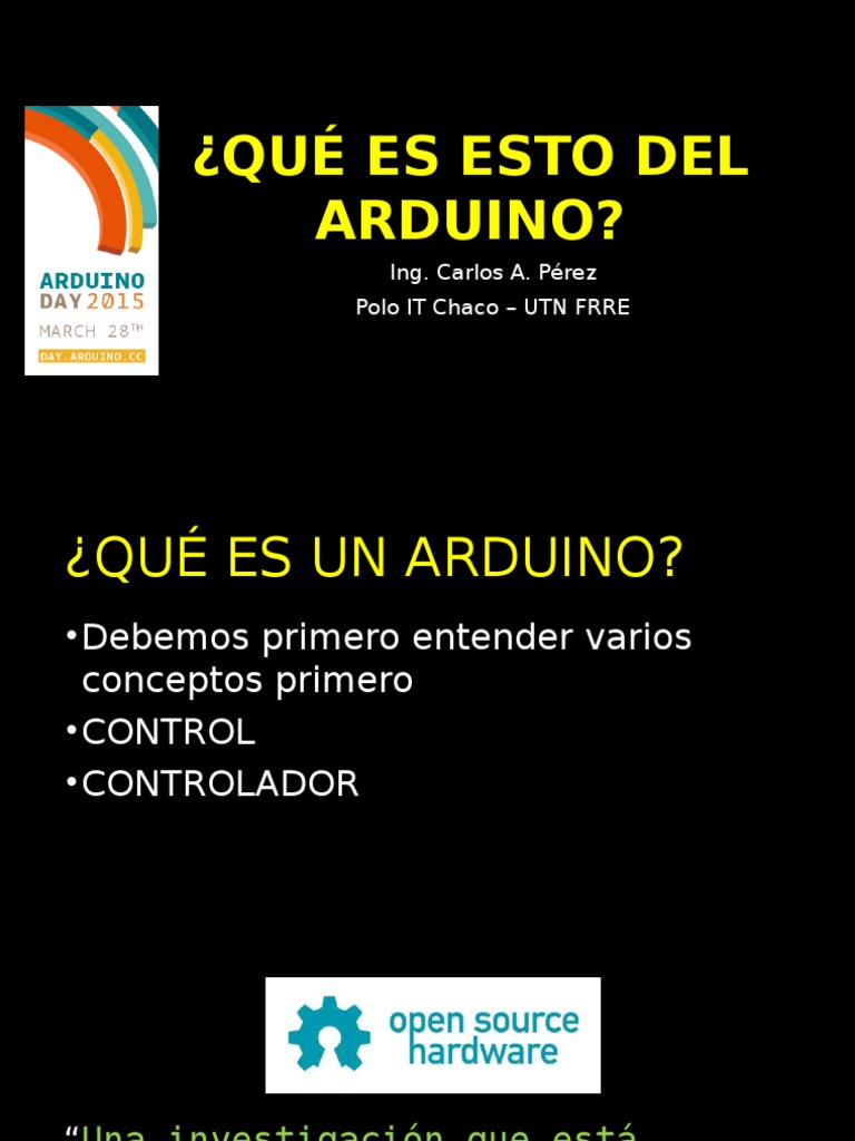 Que Es El Arduino UTN | PDF | Arduino | Ingenieria Eléctrica