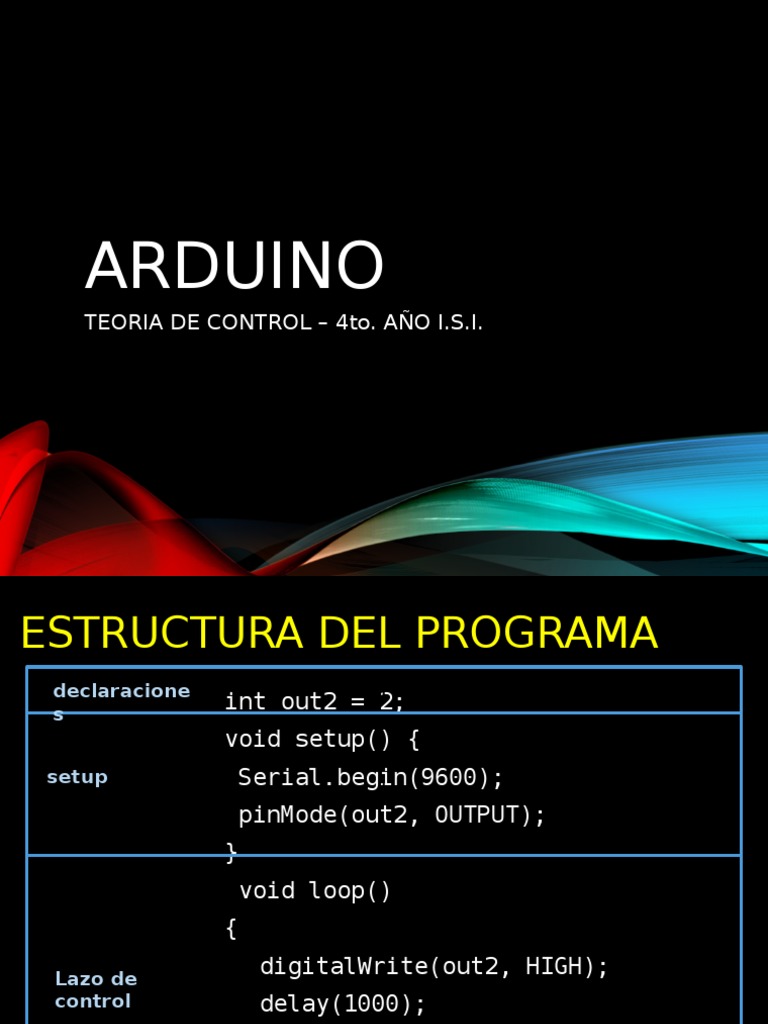 Programacion Arduino Pdf Arduino Arquitectura De Computadores