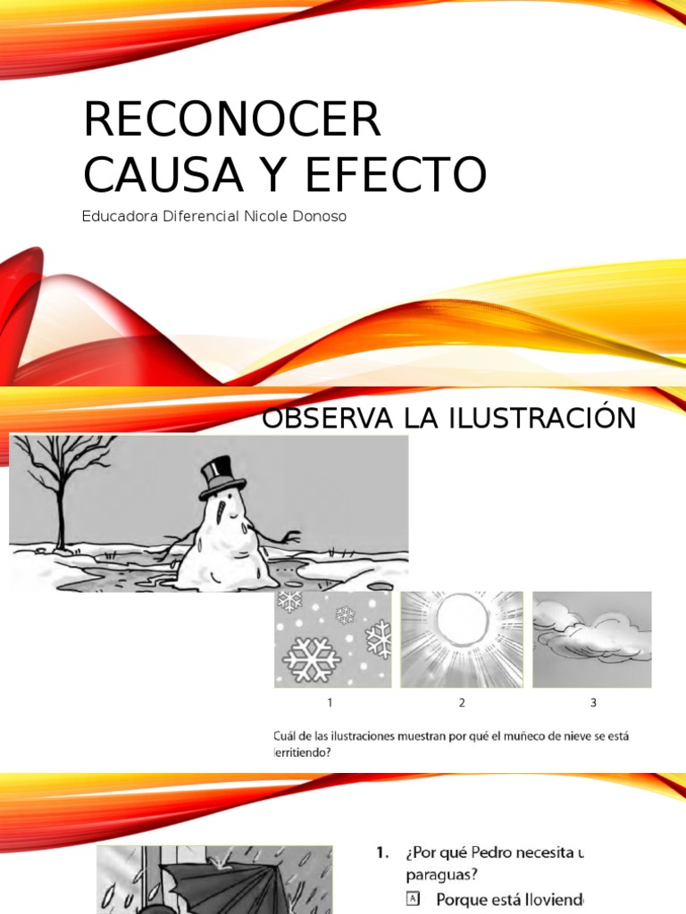 Reconocer Causa y Efecto. Estrategia de Comprension Lectora | PDF