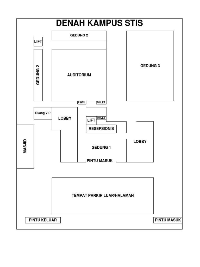 Denah Kampus STIS Gedung 2 | PDF
