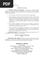 Sample Notarized Document Philippines | PDF | Social Science | Law