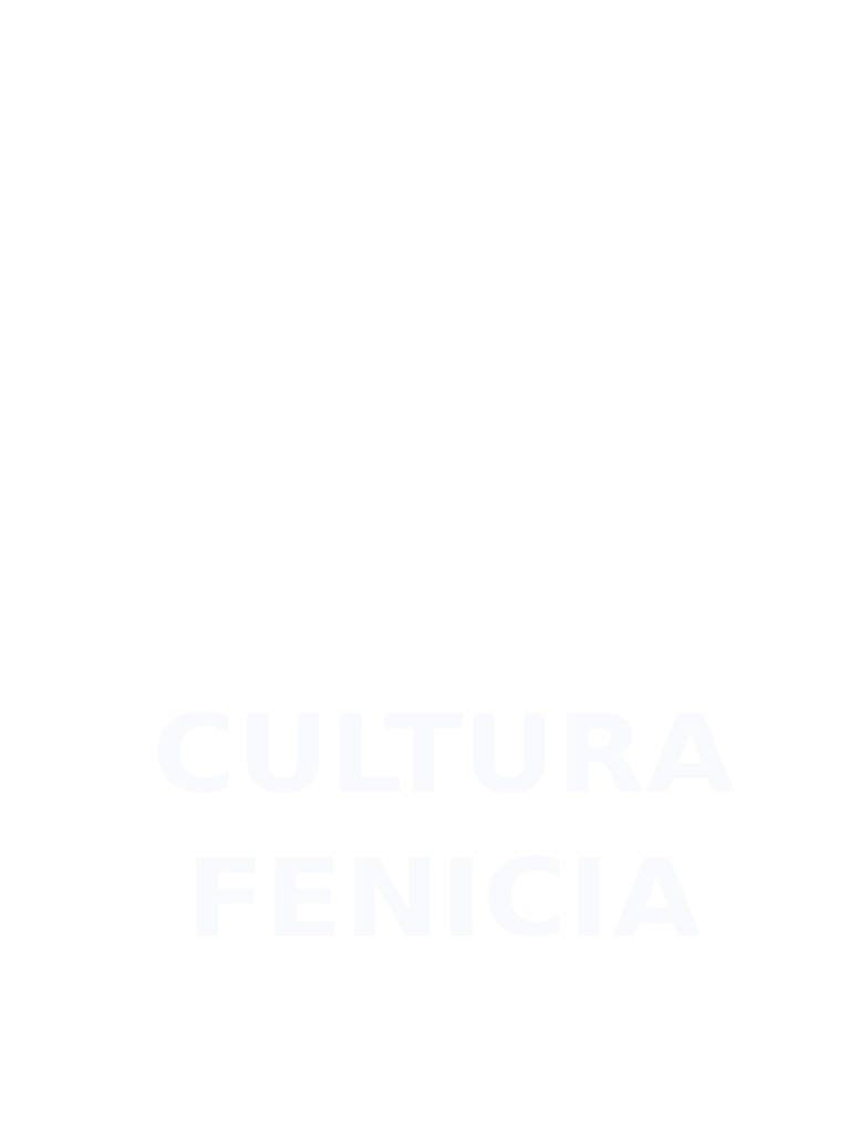 Cultura Fenicia | PDF | Fenicia | Comercio