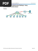 Answer 09 (CCNA 10.3.5) Packet Tracer Troubleshoot Default Gateway Issues | PDF | Computer ...