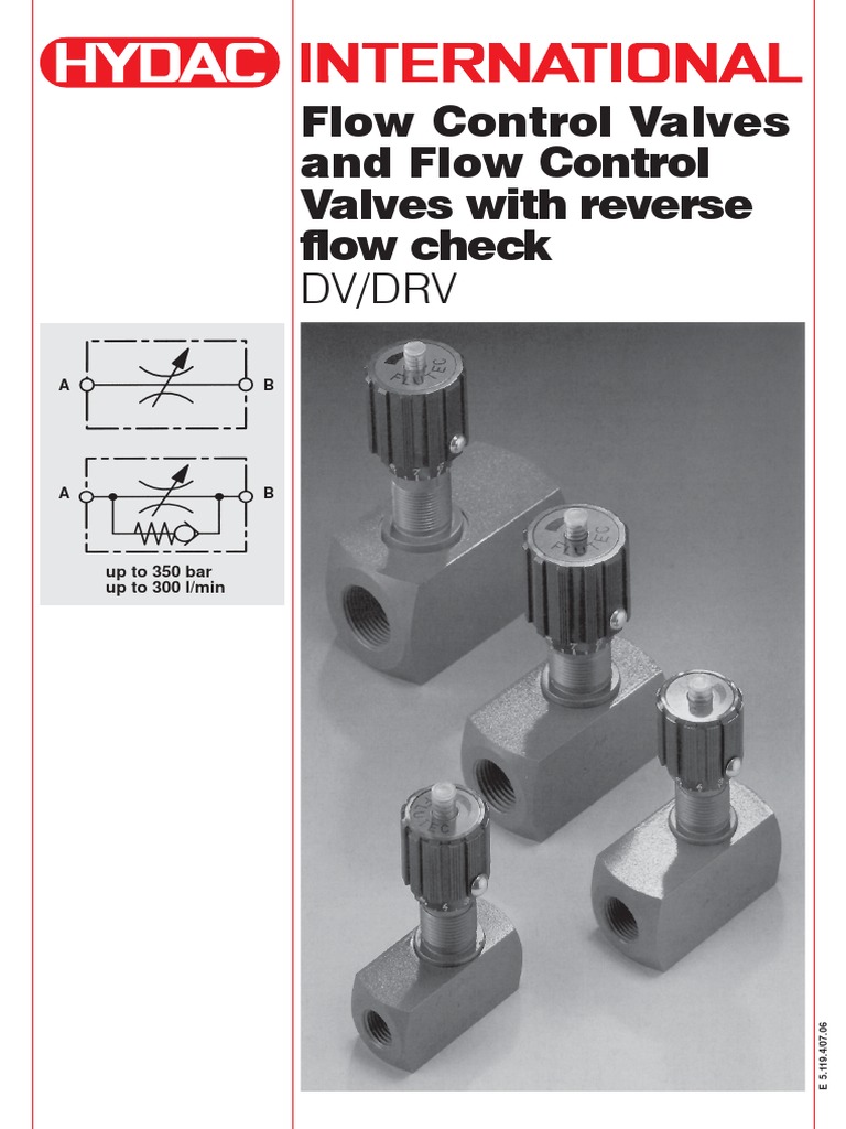 E5119 4 07 06 - DV DRV PDF | PDF | Valve | Mechanical Engineering