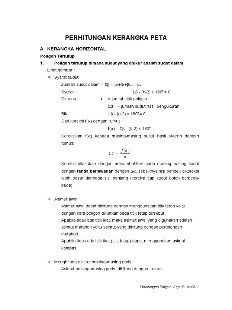 Rumus Poligon | PDF