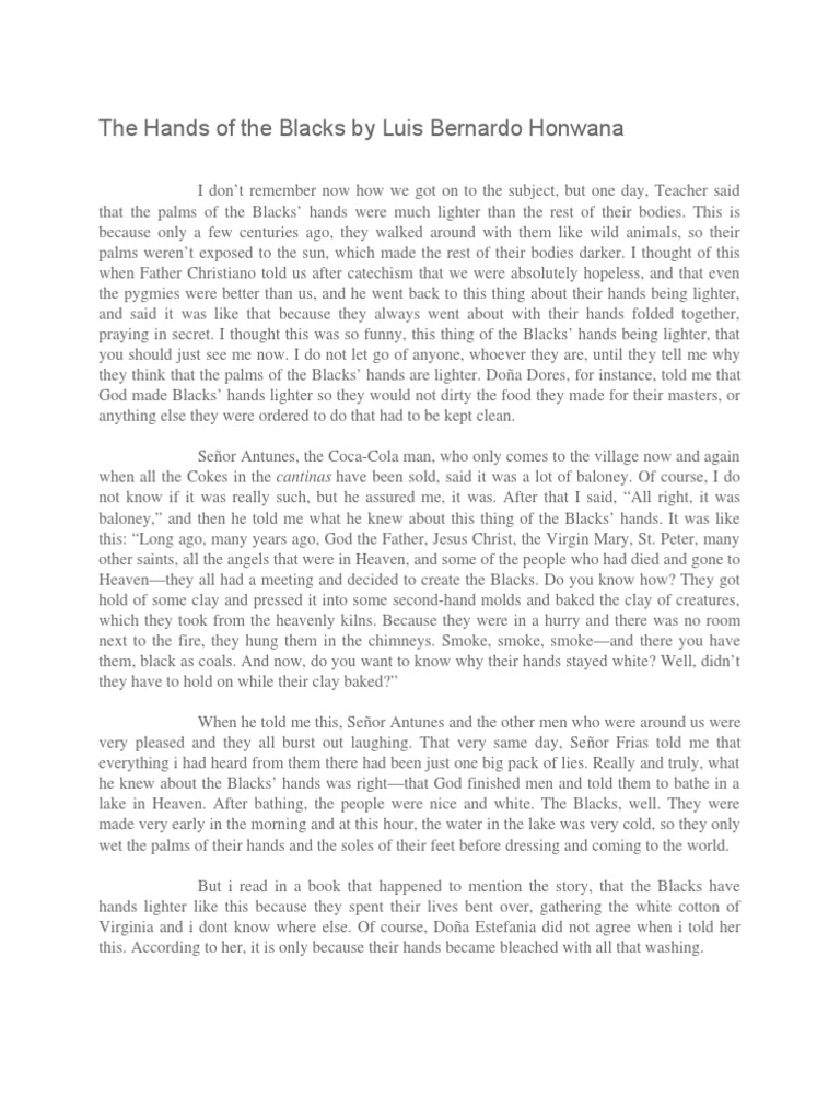 Luis Bernardo Honwana | PDF