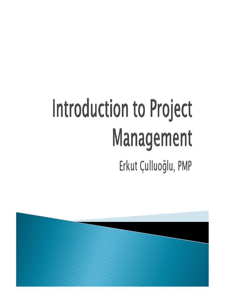 Project Management Presentation | PDF | Project Management | Project ...
