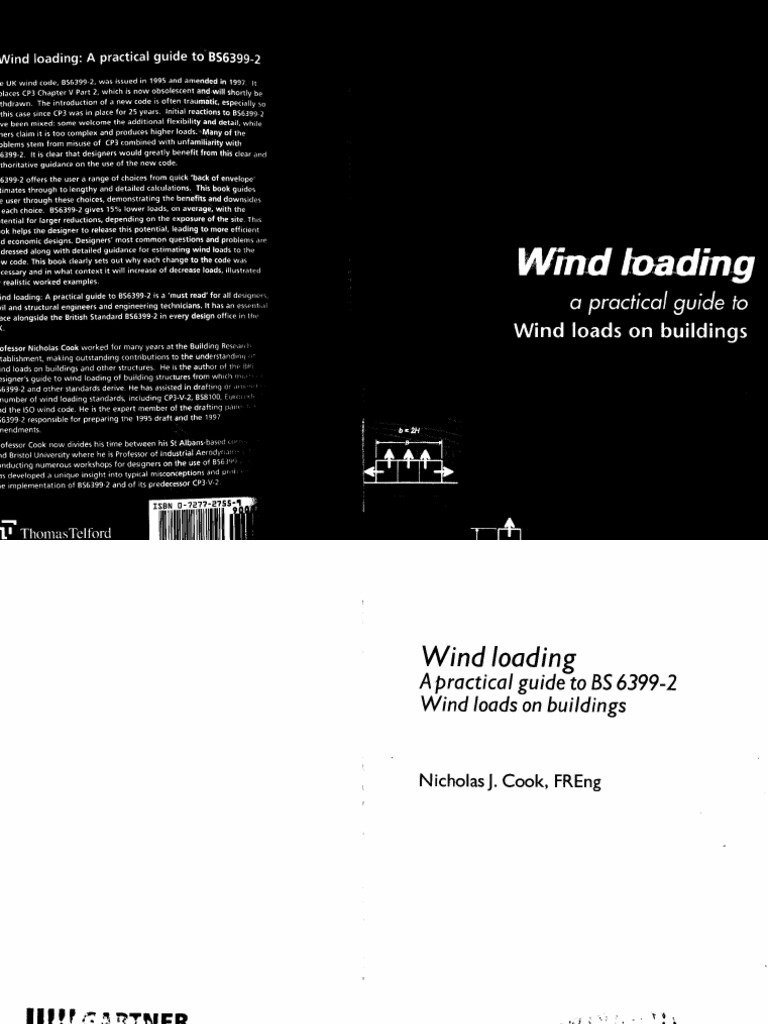 Wind Loading - A Practical Guide To Wind Loads On Buildings (BS6399-2) | PDF
