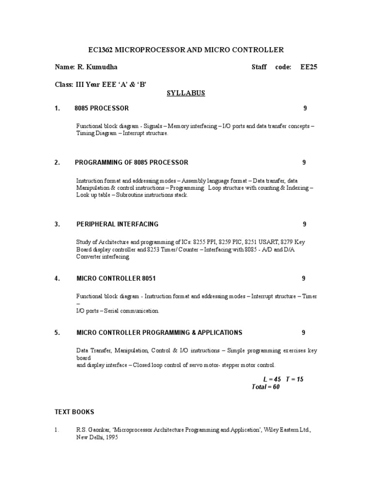 Ec 1362 Pdf Microcontroller Instruction Set