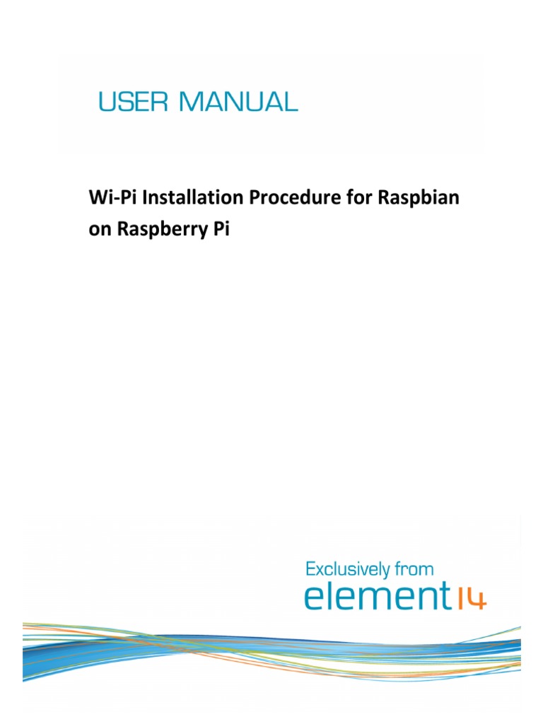 Element14 - Wi-Pi User Manual | PDF | Raspberry Pi | Wi Fi