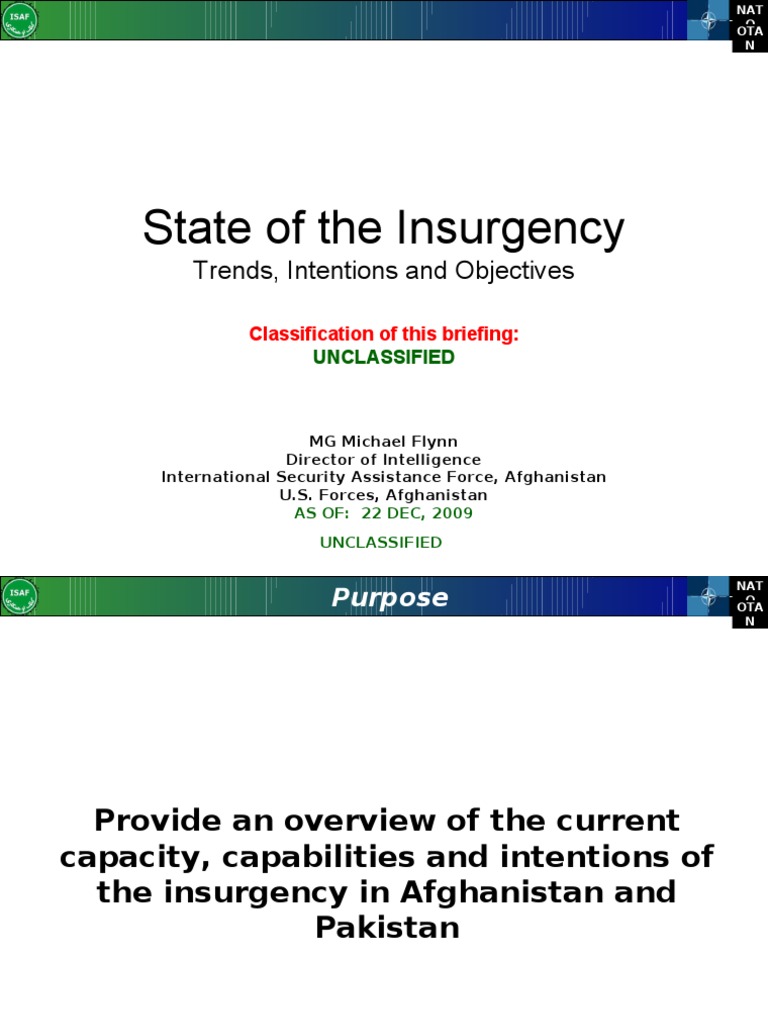 State of The Insurgency: Trends, Intentions and Objectives | PDF ...