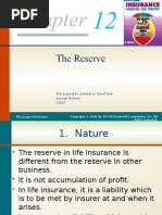 Unexpired Reserve | PDF | Insurance | Actuary