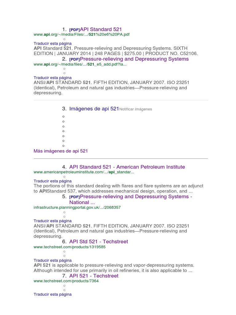 Busqueda API 521 | PDF
