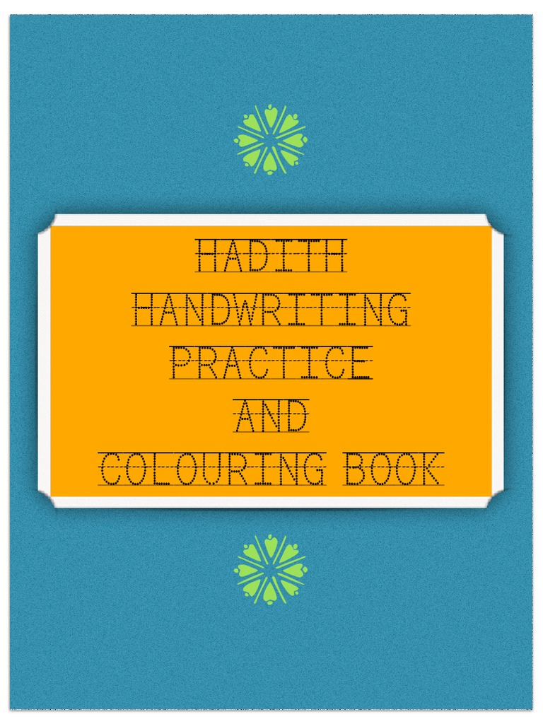 Hadith Handwriting & Coloring Book | PDF | Muhammad | Islamic Theology