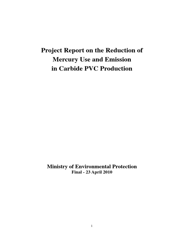 Acytelyne - PVC Project Report For China | PDF | Polyvinyl Chloride ...
