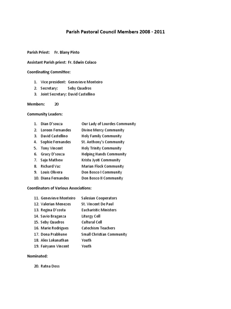 Parish Pastrol Counting | PDF