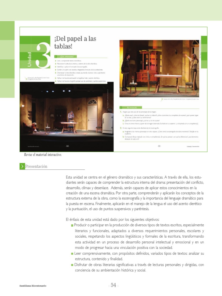 Guia Profesor Texto Dramatico 7 Pdf Teatro Lectura Proceso