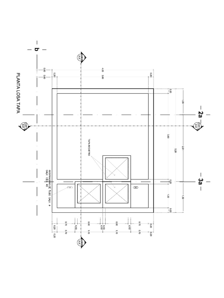 Planta de Cisterna | PDF