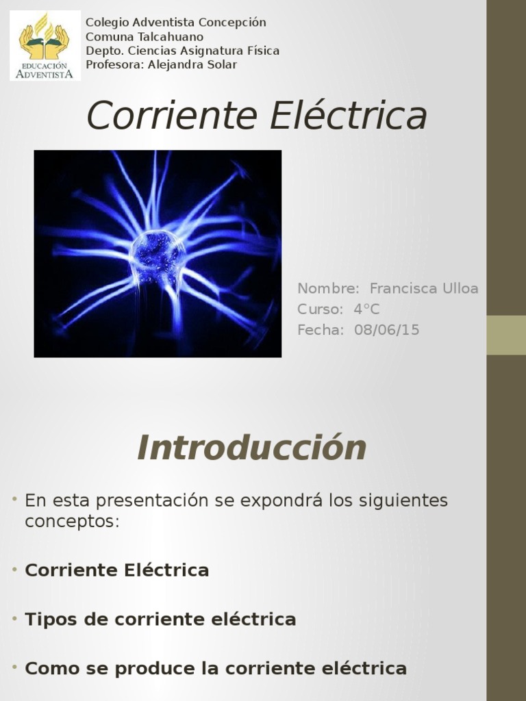 Corriente Eléctrica | PDF | Corriente eléctrica | voltaje