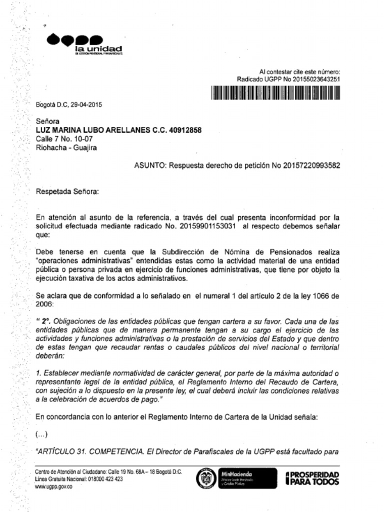 Respuesta Oficio | PDF