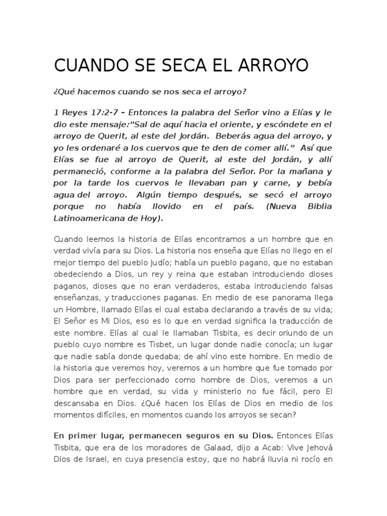 Entrenamiento Básico en El Arroyo de Querit 2 Parte 2 | PDF | Esparta ...
