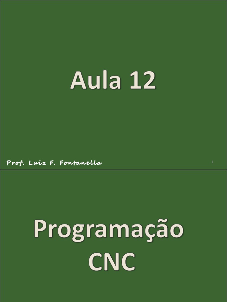 Programação CNC - Parte 1 | PDF
