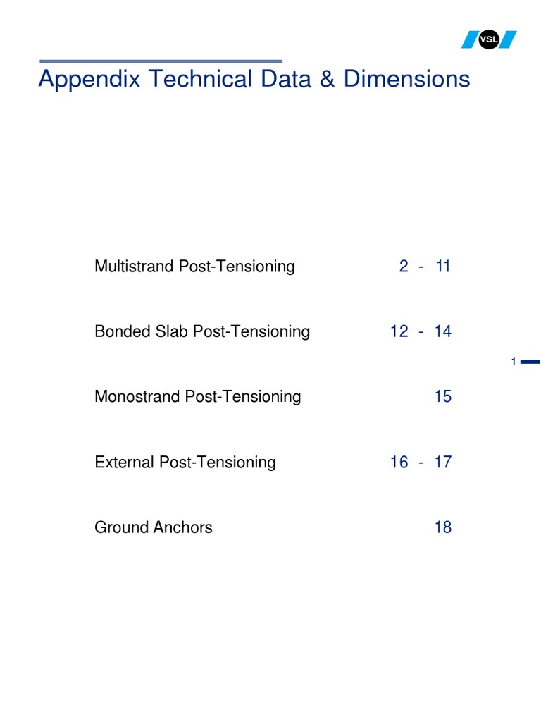 VSL Construction Systems Overview | PDF | Prestressed Concrete ...
