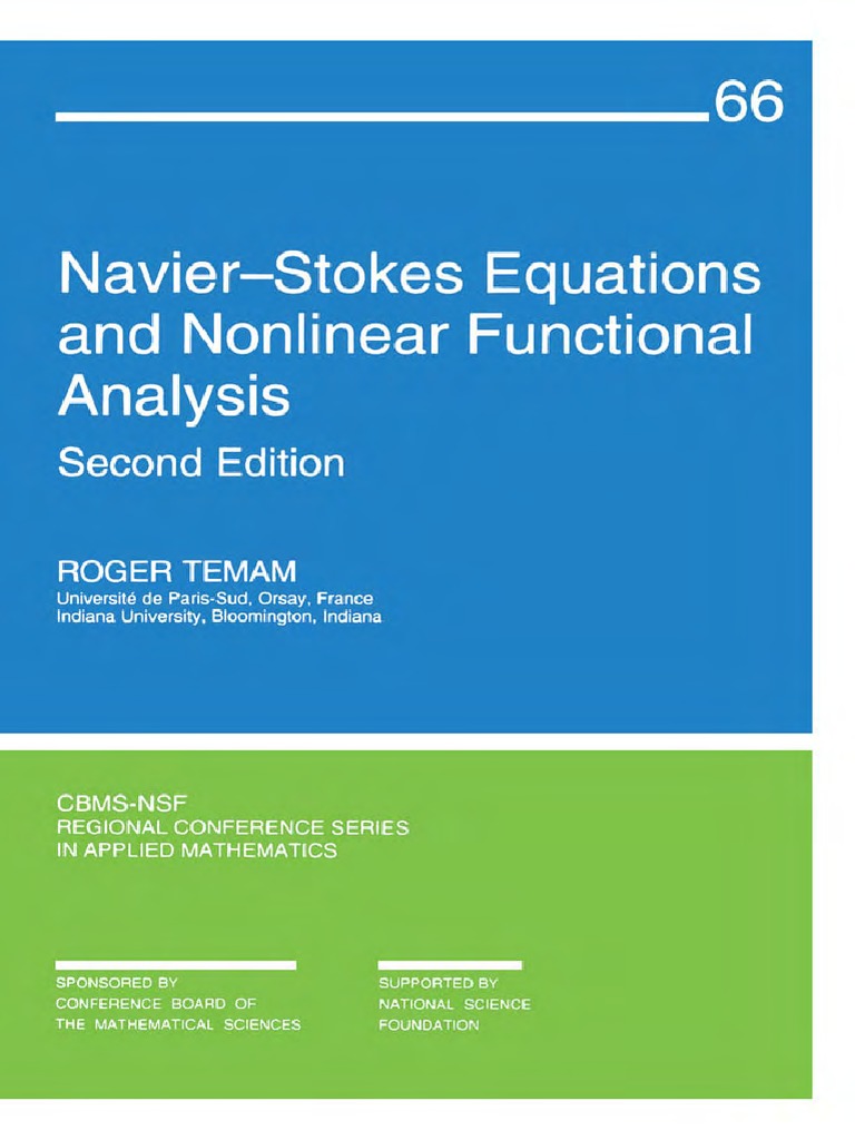Temam NavierStokesEquationsAndNonlinearFunctionalAnalysis | PDF ... Temam NavierStokesEquationsAndNonlinearFunctionalAnalysis | PDF ...