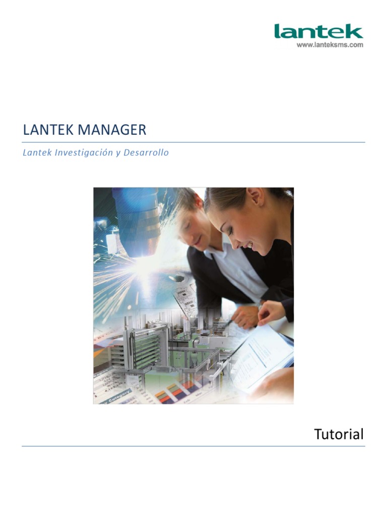 LantekManagerTutorial en | PDF | Button (Computing) | Dialog Box