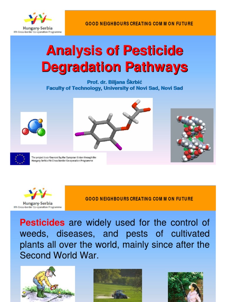 Pesticide Degradation Pathways | PDF | Mass Spectrometry | Pesticide