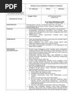 Sop Operan Shift Jaga Perawat 1 | PDF