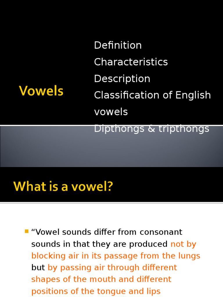 Vowels | PDF | Vowel | Languages