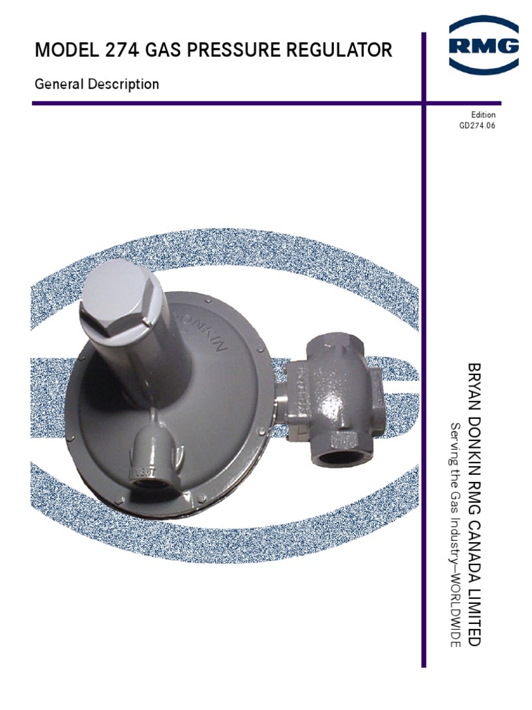 Model 274 Gas Pressure Regulator Overview | PDF | Valve | Pressure