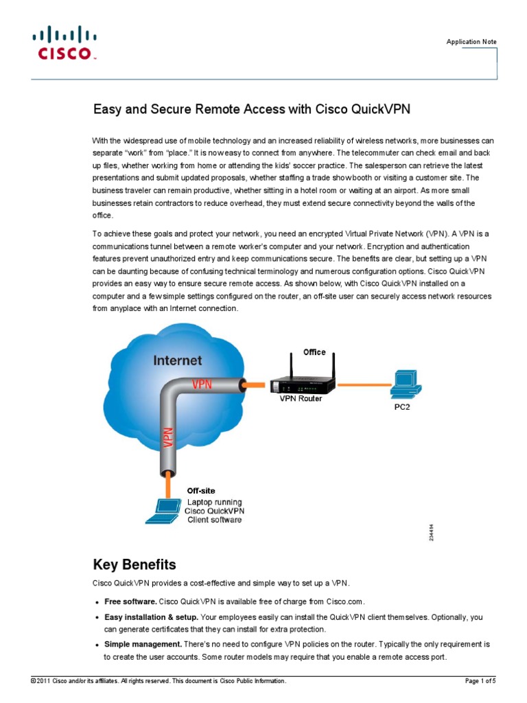 QuickVPN An OL-25680 | PDF | Virtual Private Network | Router (Computing)