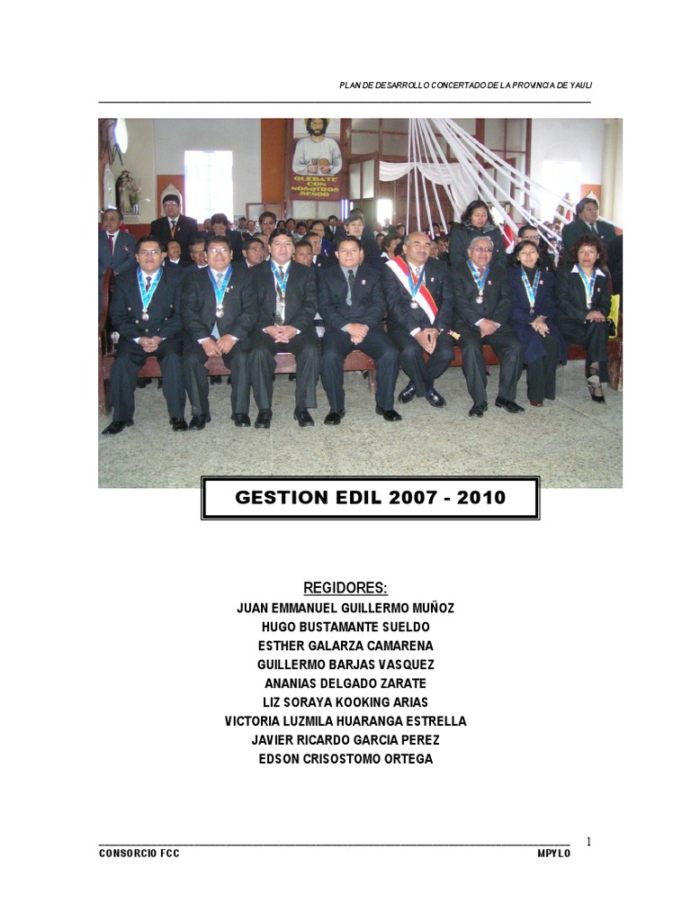 PLAN Plan de Desarrollo Concertado La-Oroya | PDF | Imperio Inca ...