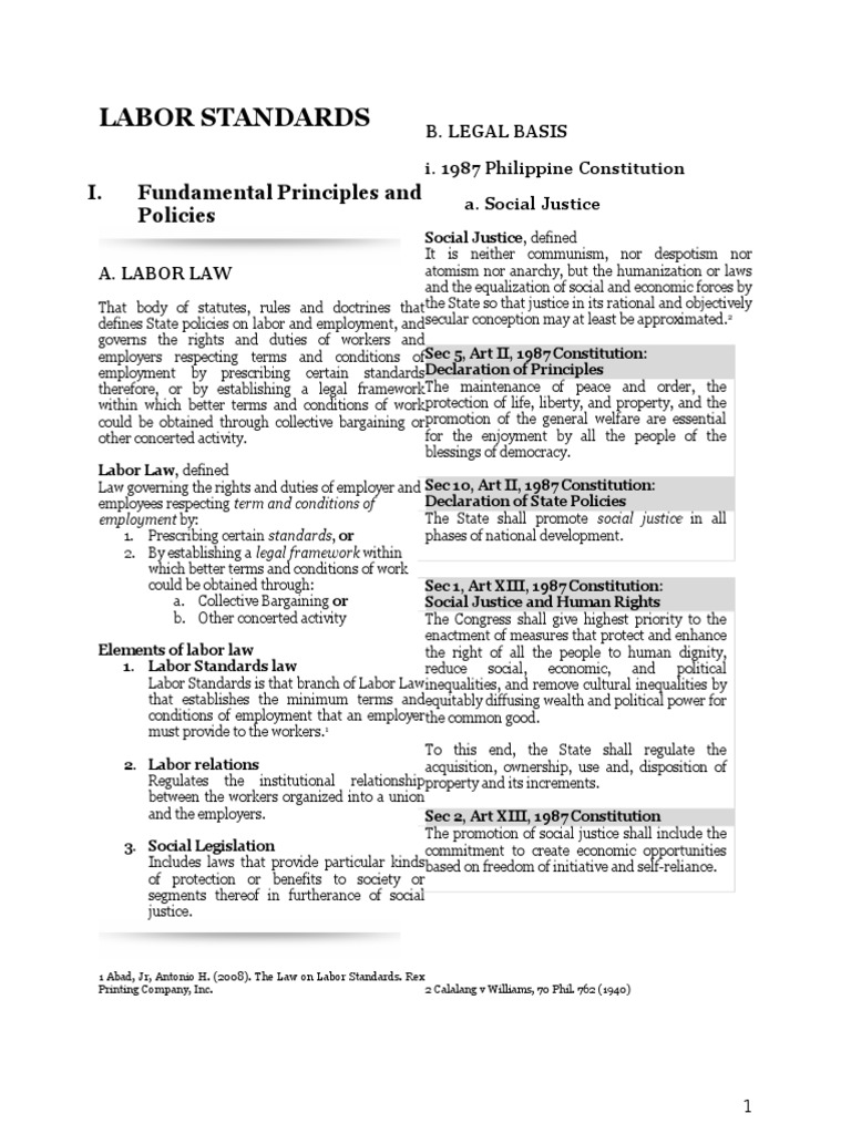 Understanding Labor Standards Law | PDF | Law