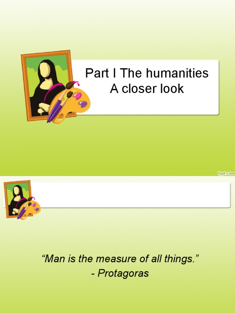 LESSON 1 - The Humanities | PDF | Humanities | The Arts